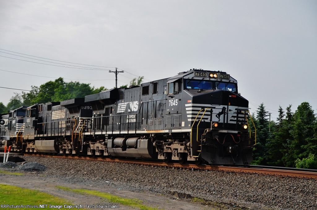 NS 7645 leads the 4 pack east.